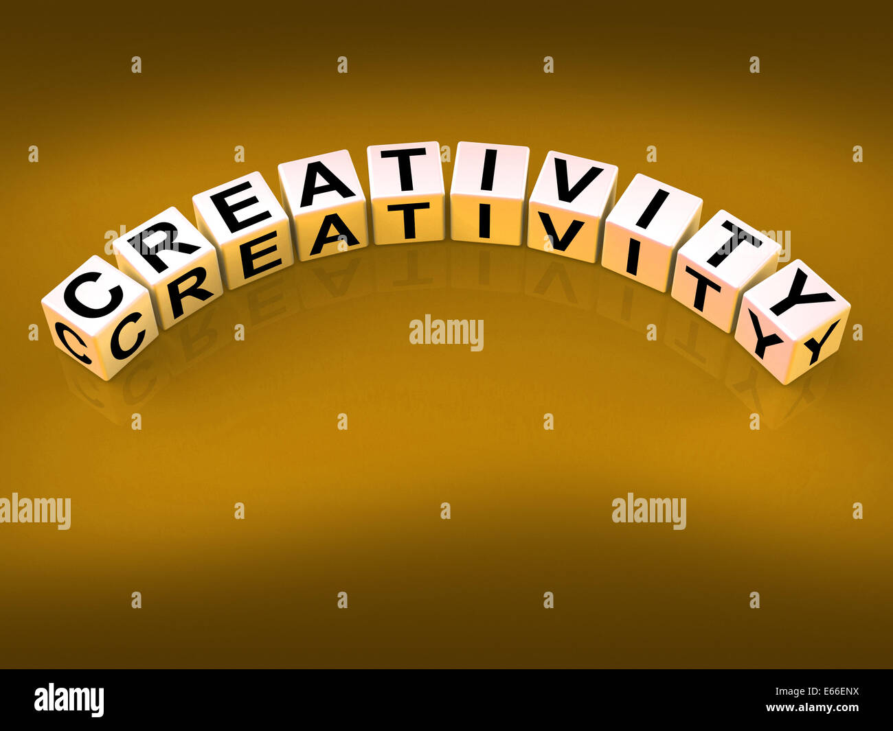 Creativity Dice Meaning Inventiveness Inspiration And Ideas Stock Photo ...