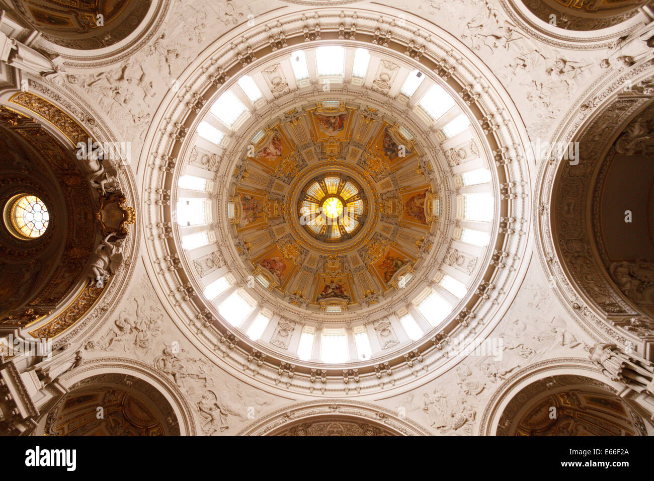 Ornate interior of the Berlin Cathedral (Berliner Dom), Berlin, Germany ...