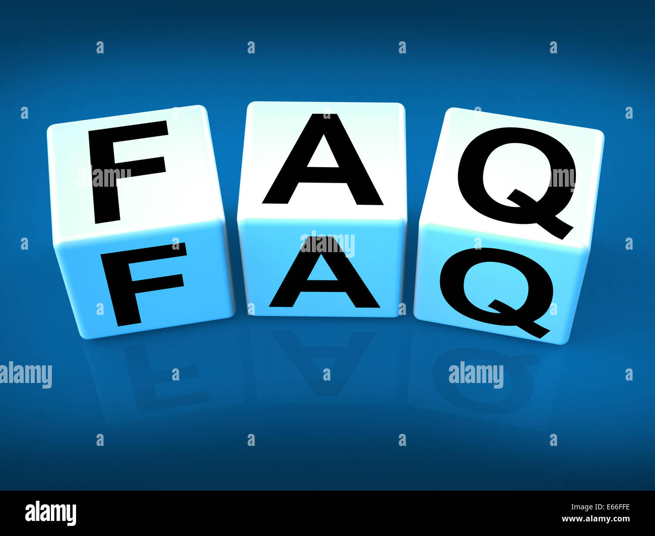 Faq Blocks Indicating Question Answer Information and Advice Stock ...