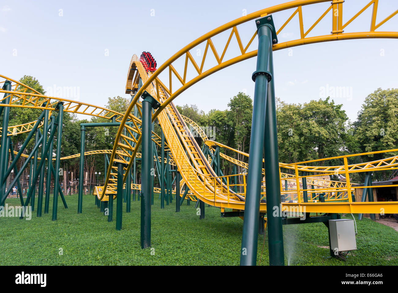 Screaming kids roller coaster hi-res stock photography and images - Alamy