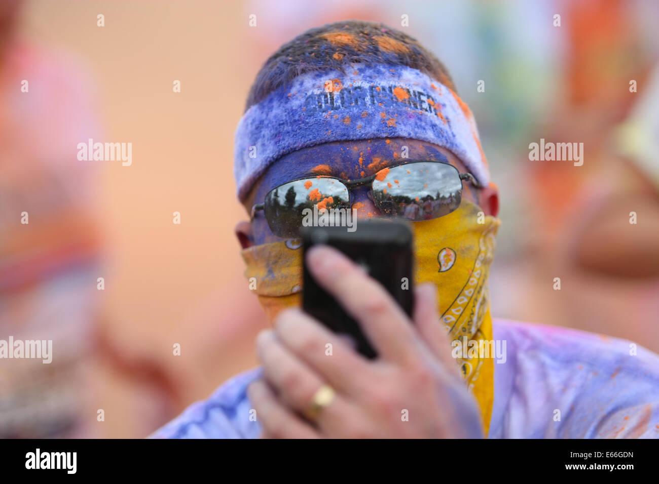 The Color Run at the Birmingham NEC. The Color Run is a 5K fun run ...