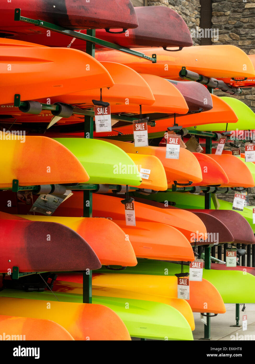 Canoe rack hi-res stock photography and images - Alamy