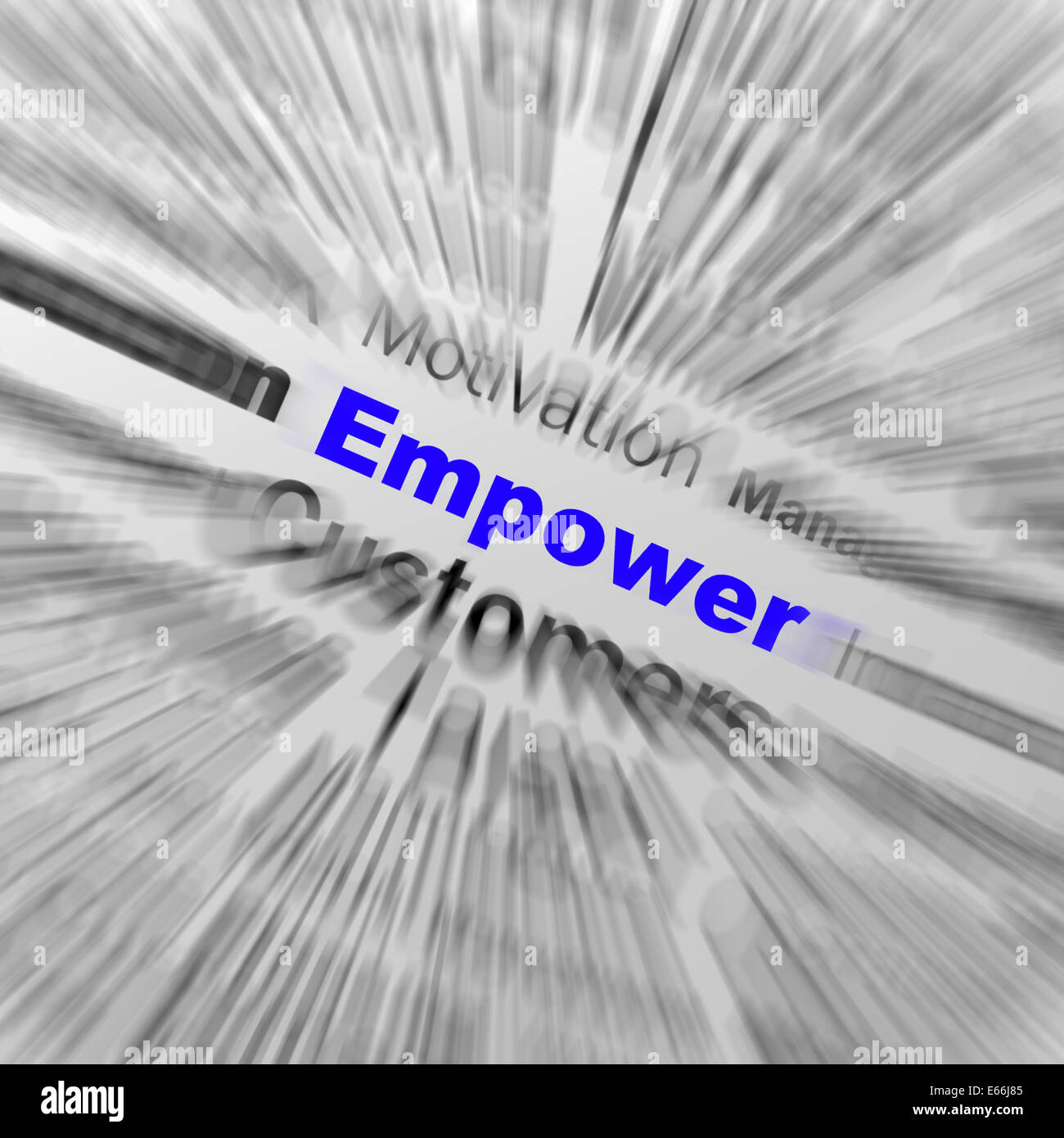 Empower Sphere Definition Displaying Motivation Success And business ...
