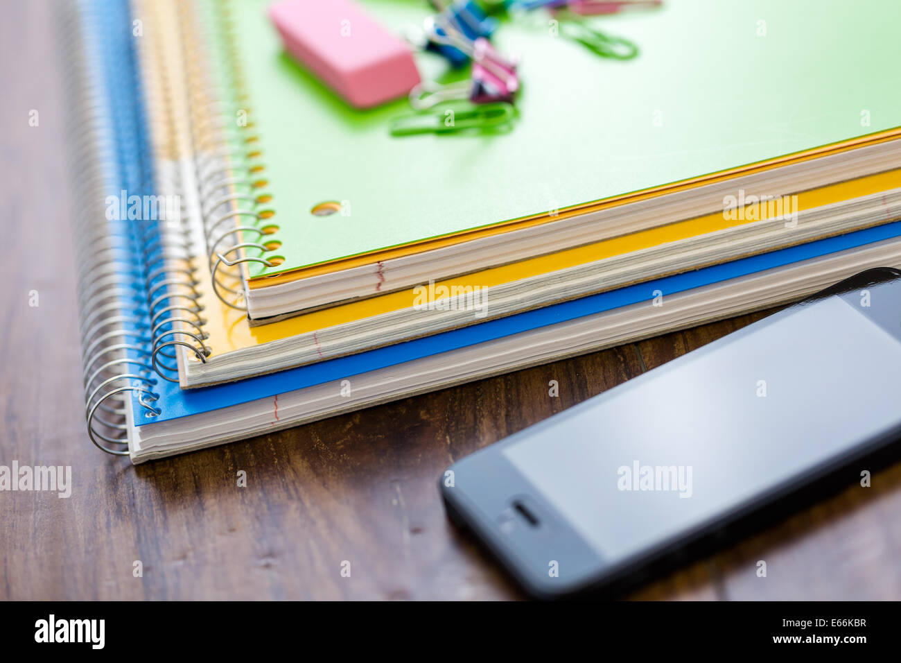 New school supplies prepared for new school year Stock Photo - Alamy