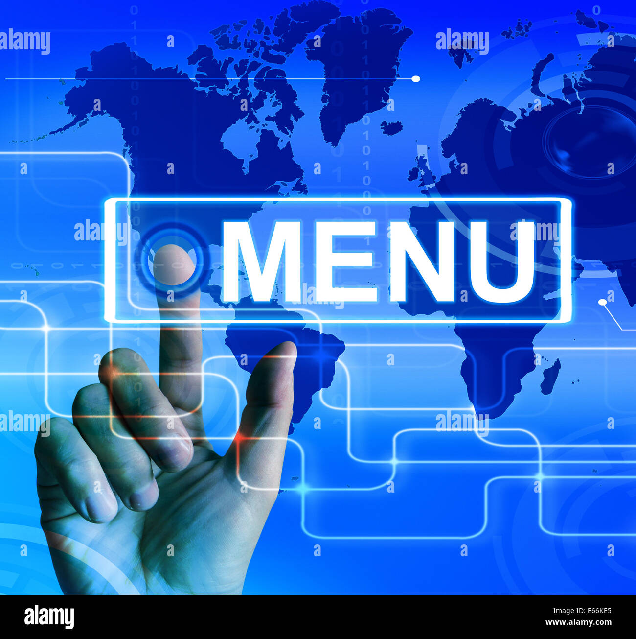 Menu map hi-res stock photography and images - Alamy