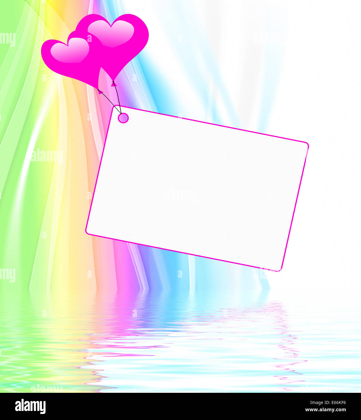 Love card hearts balloons Cut Out Stock Images & Pictures - Alamy