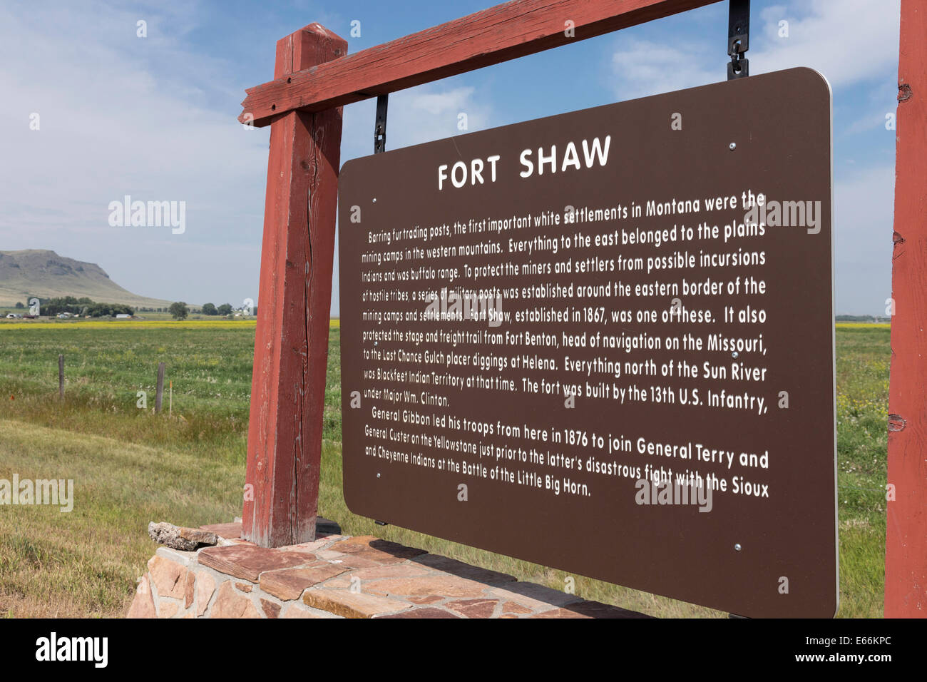 Fort shaw montana hi-res stock photography and images - Alamy