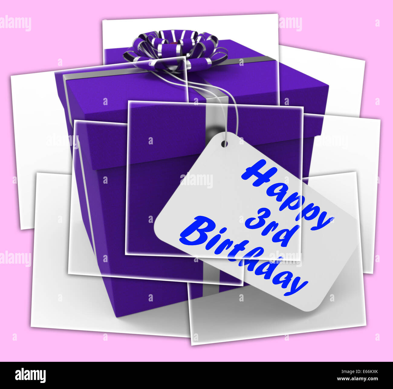 Happy 3rd birthday hi-res stock photography and images - Alamy