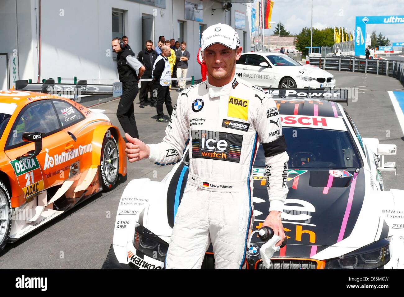 Nuerburg, Germany. 16th Aug, 2014. HANDOUT - German race driver Marco ...