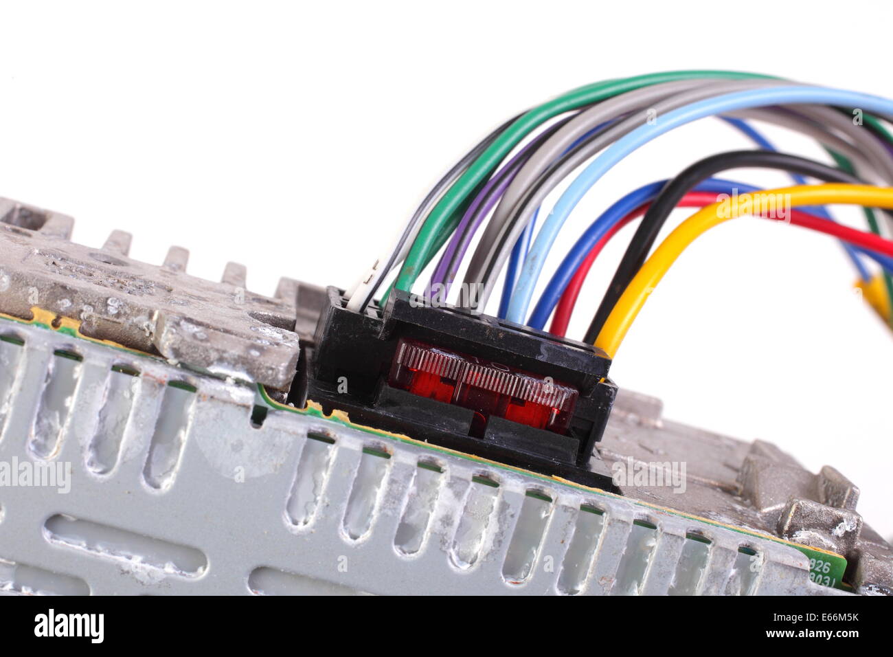 Wires of different colours hi-res stock photography and images - Alamy
