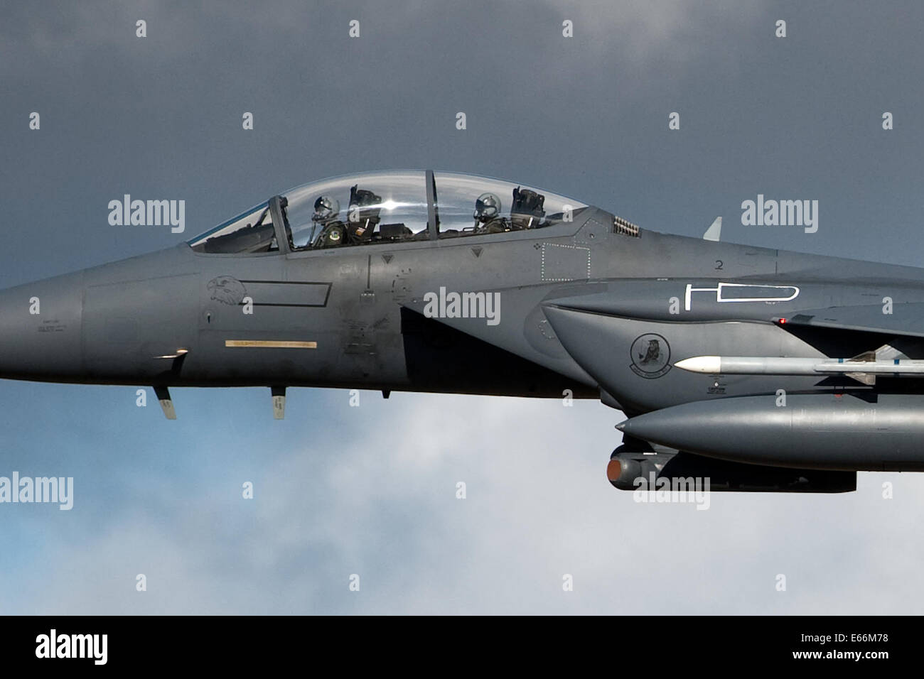 The F-15E Strike Eagle is a American all-weather ground attack strike ...