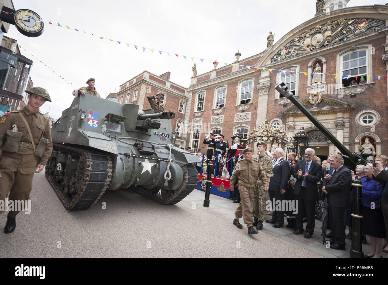 Worcester, Worcestershire, UK. 16th Aug, 2014. First World War and ...