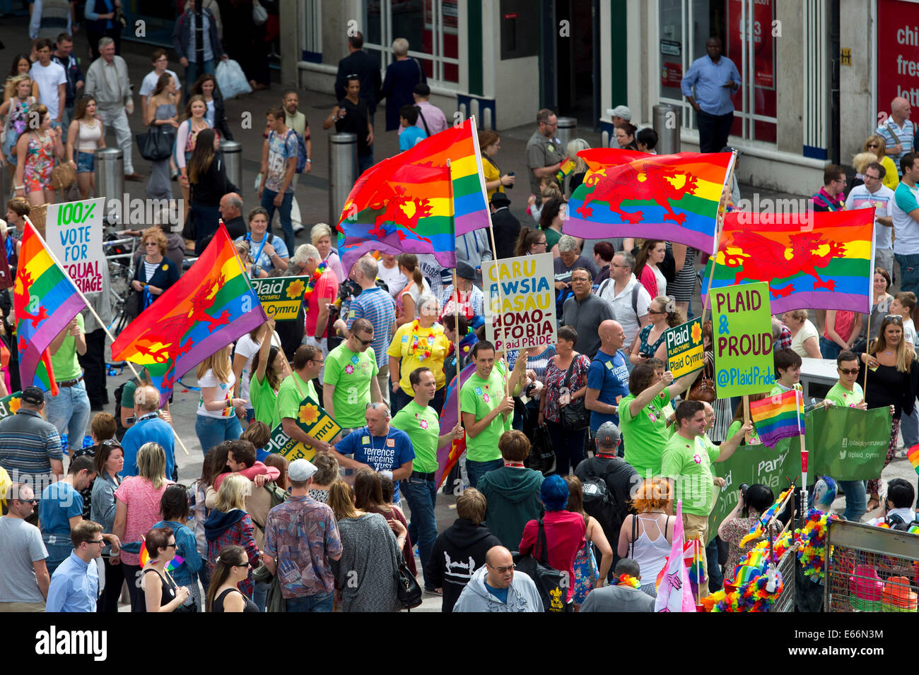Cardiff pride hi-res stock photography and images - Alamy