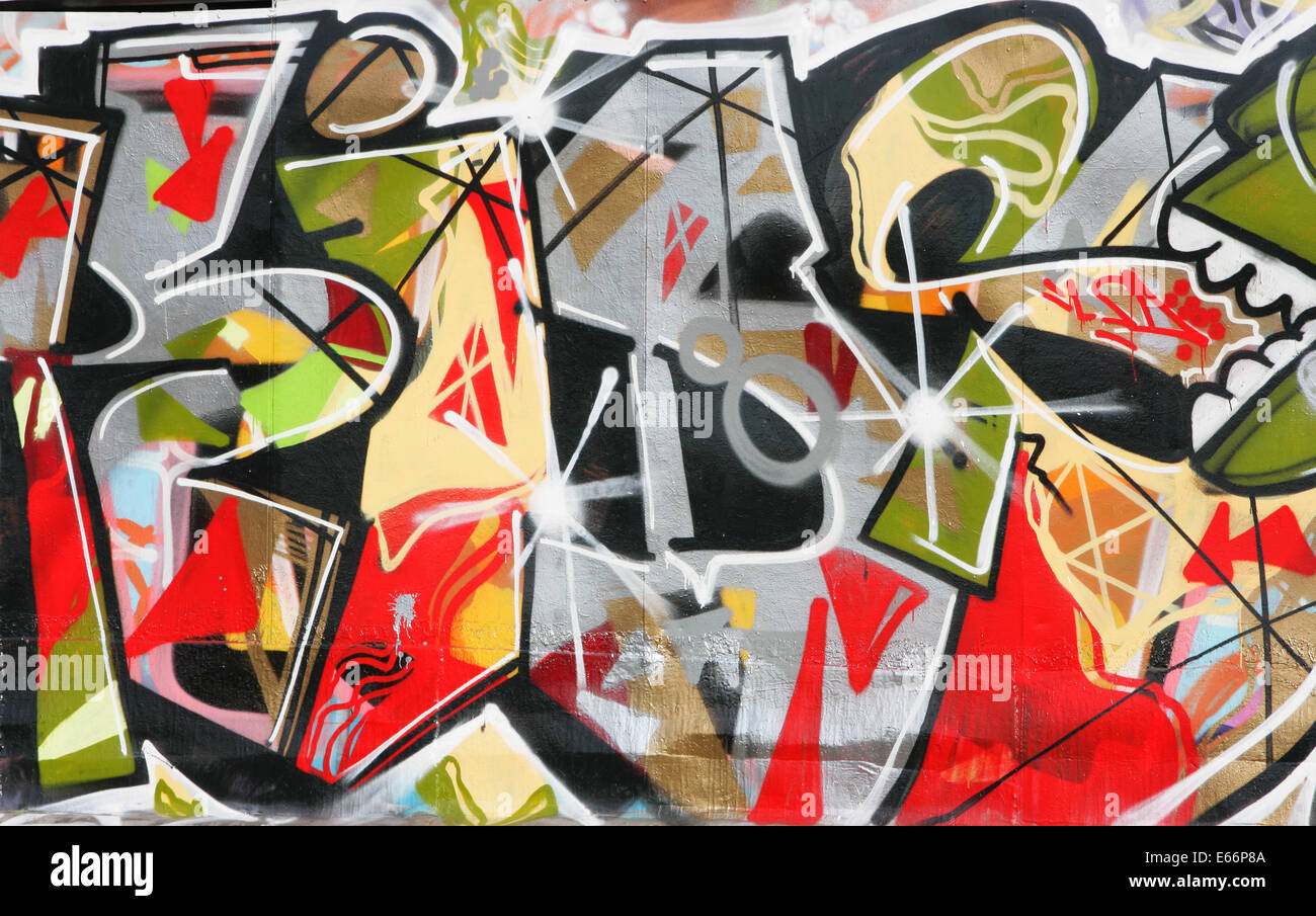 Urban graffiti close-up, may be used as background Stock Photo - Alamy