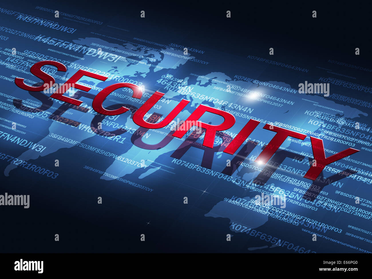 digital coding business internet technology security blue background ...