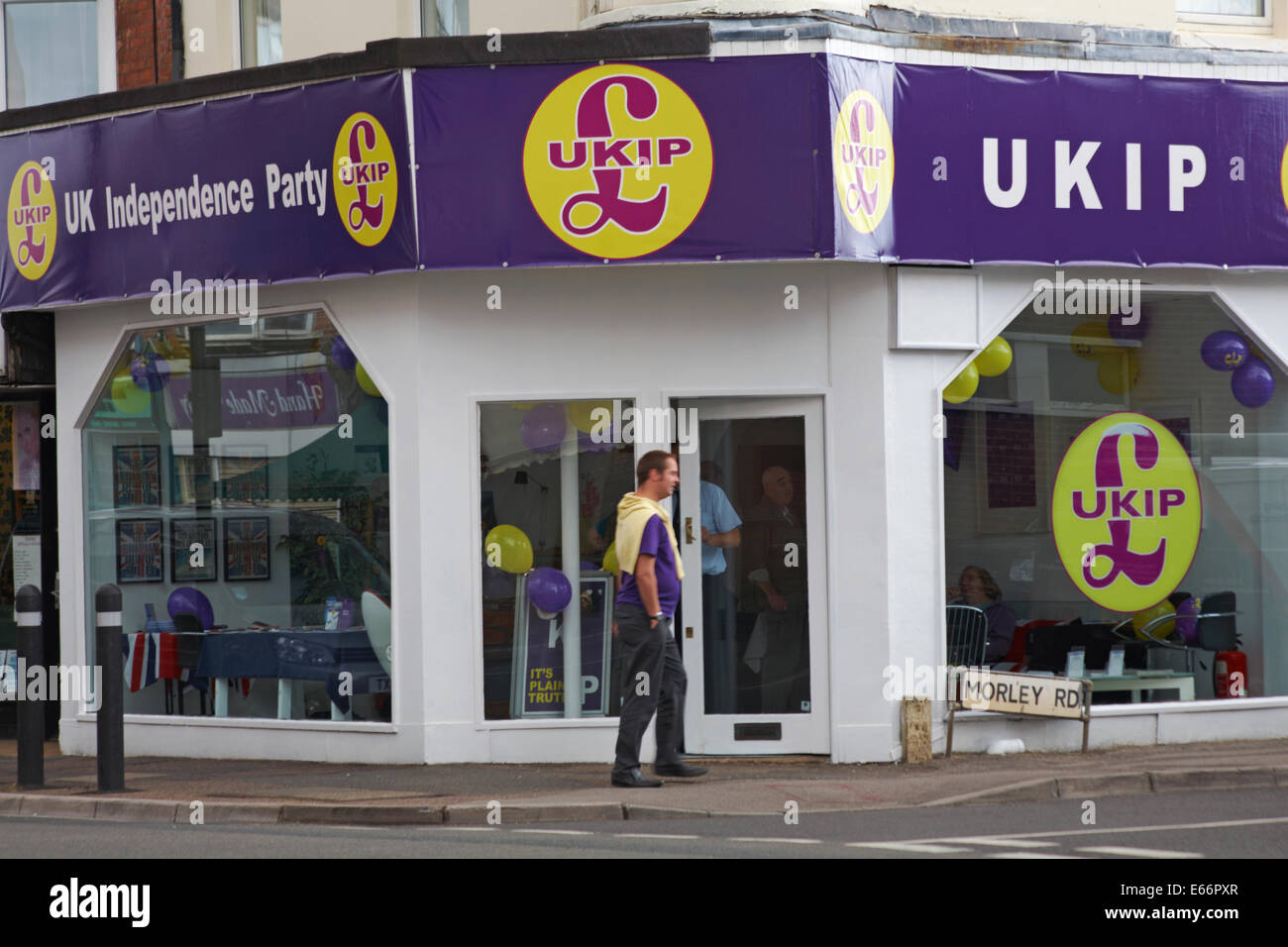 Saturday 16 August. UKIP opens its Bournemouth East headquarters at the ...