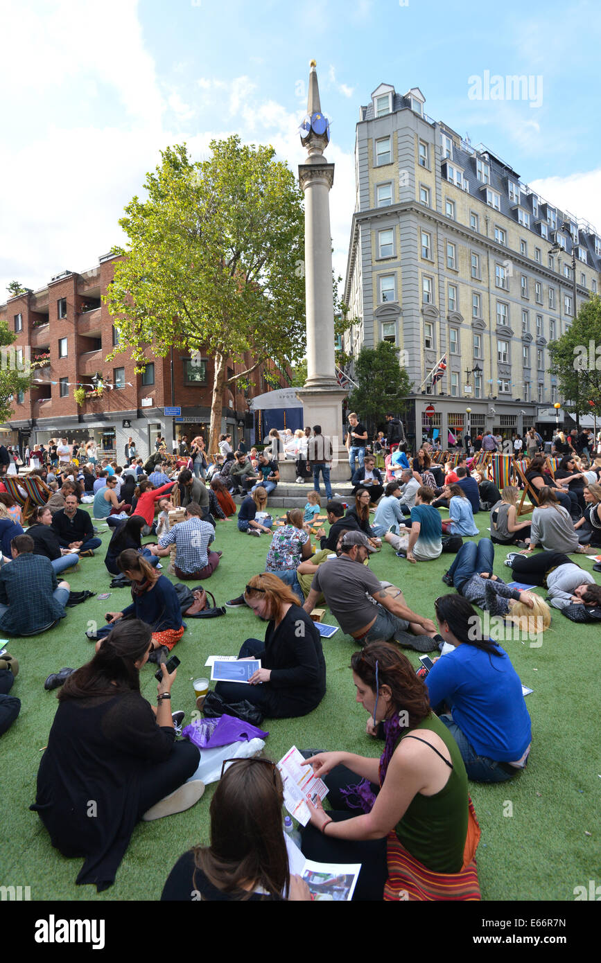 Seven dials roundabout hi-res stock photography and images - Alamy