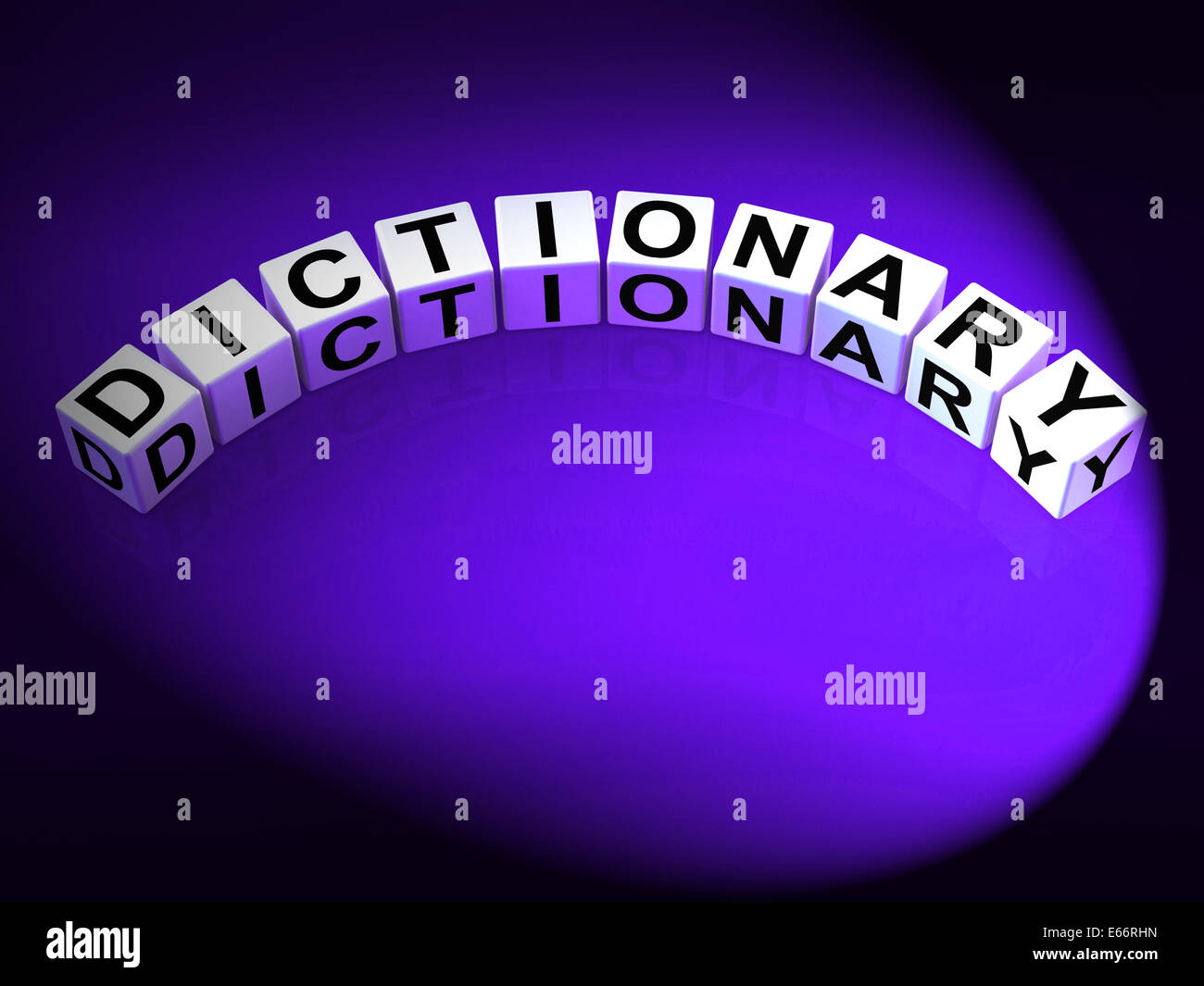 Dictionary Letters Meaning Meanings Of Words And Reference Stock Photo ...