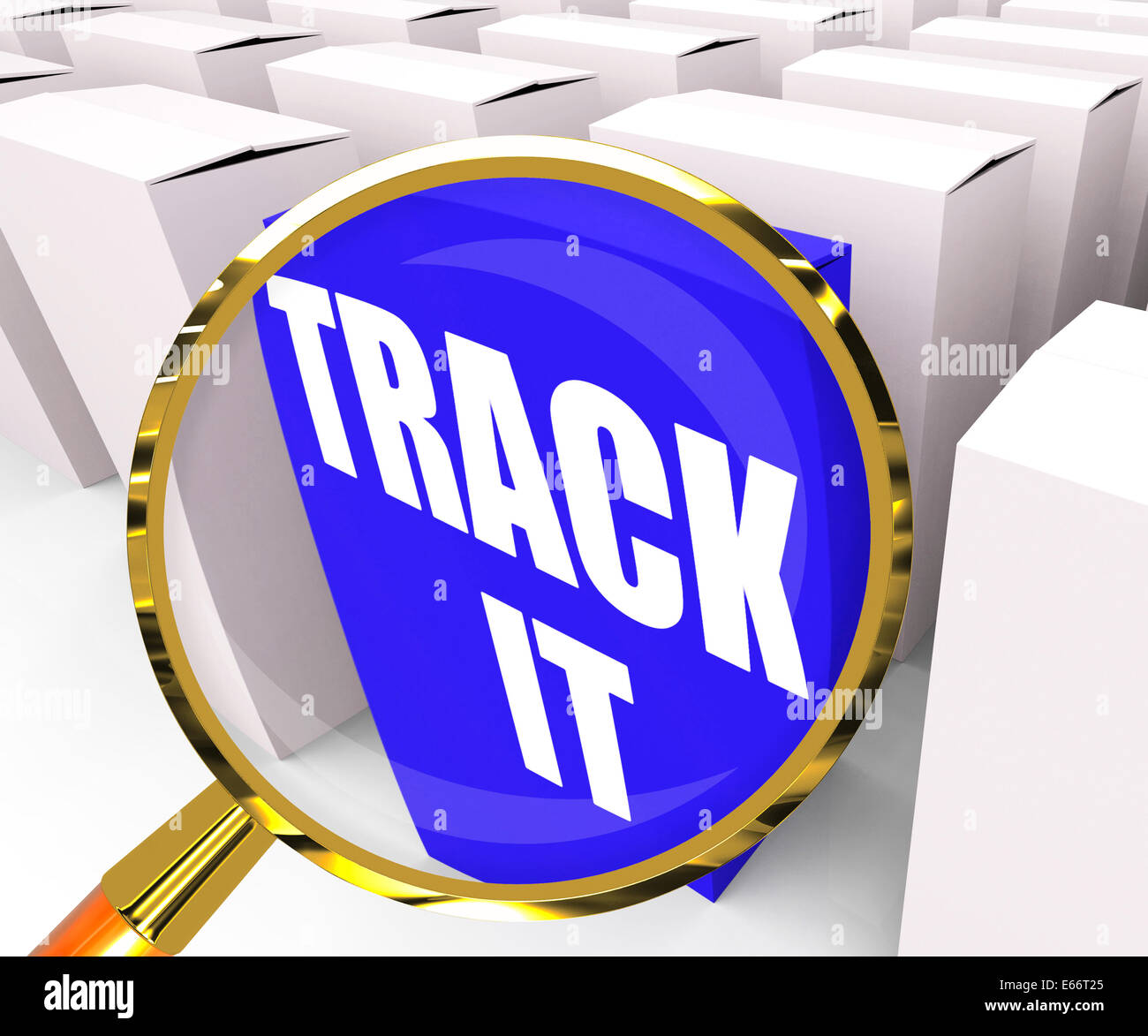 Track It Packet Means Following an Identification Number on a Package ...