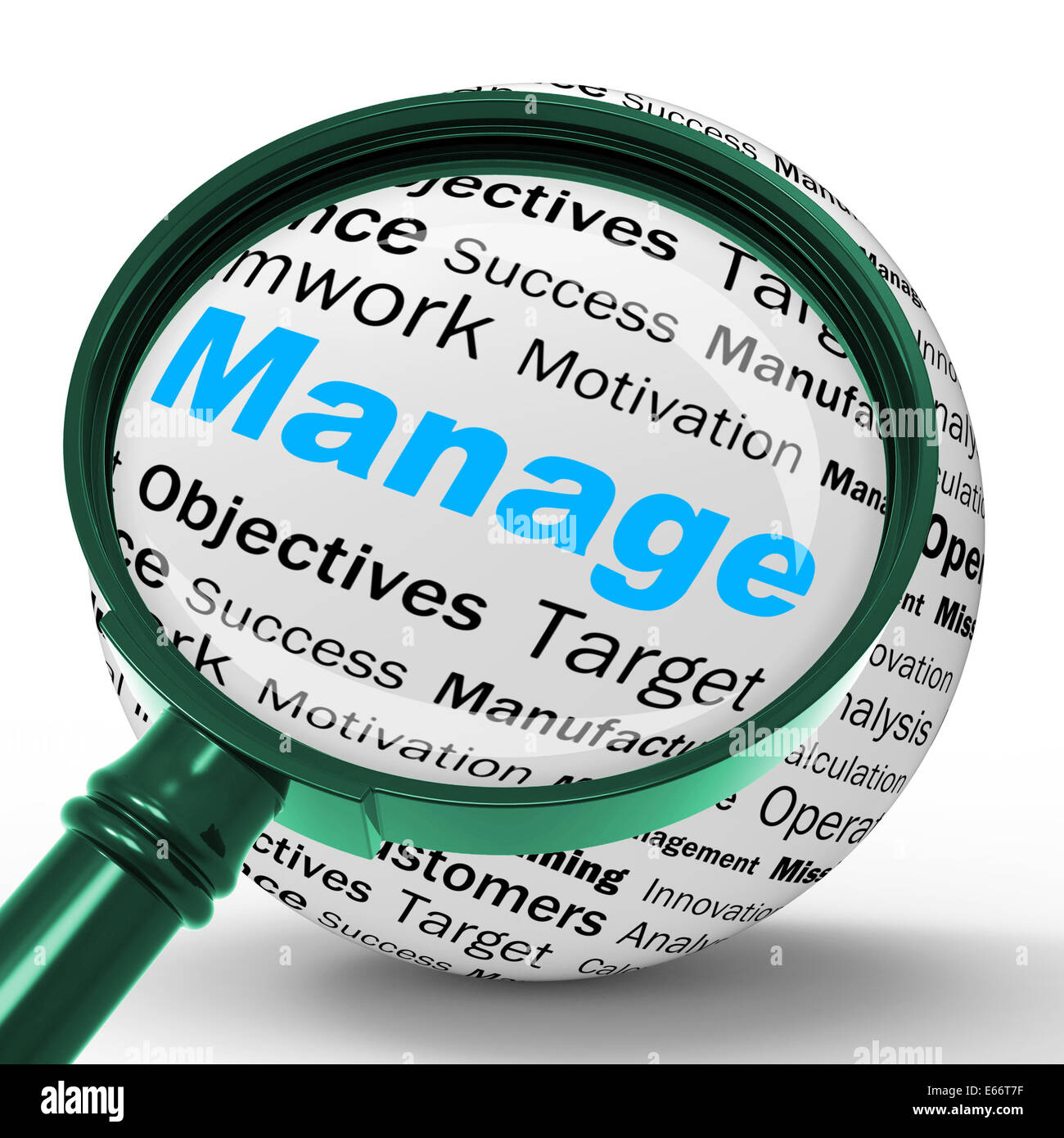 Manage Magnifier Definition Meaning Business Administration Or ...