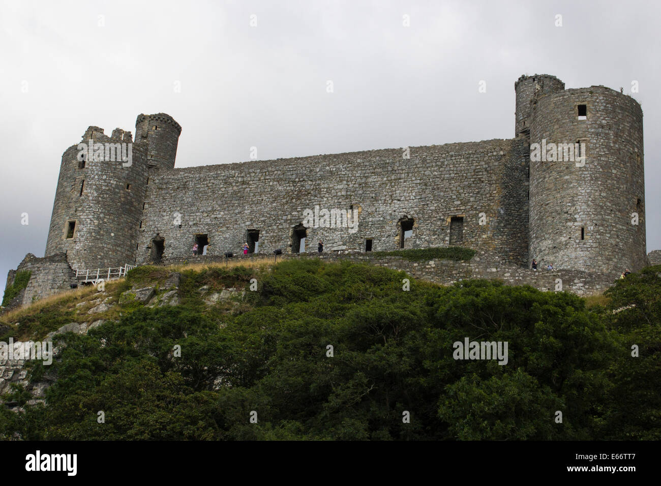 A Welsh Castle Stock Photo - Alamy