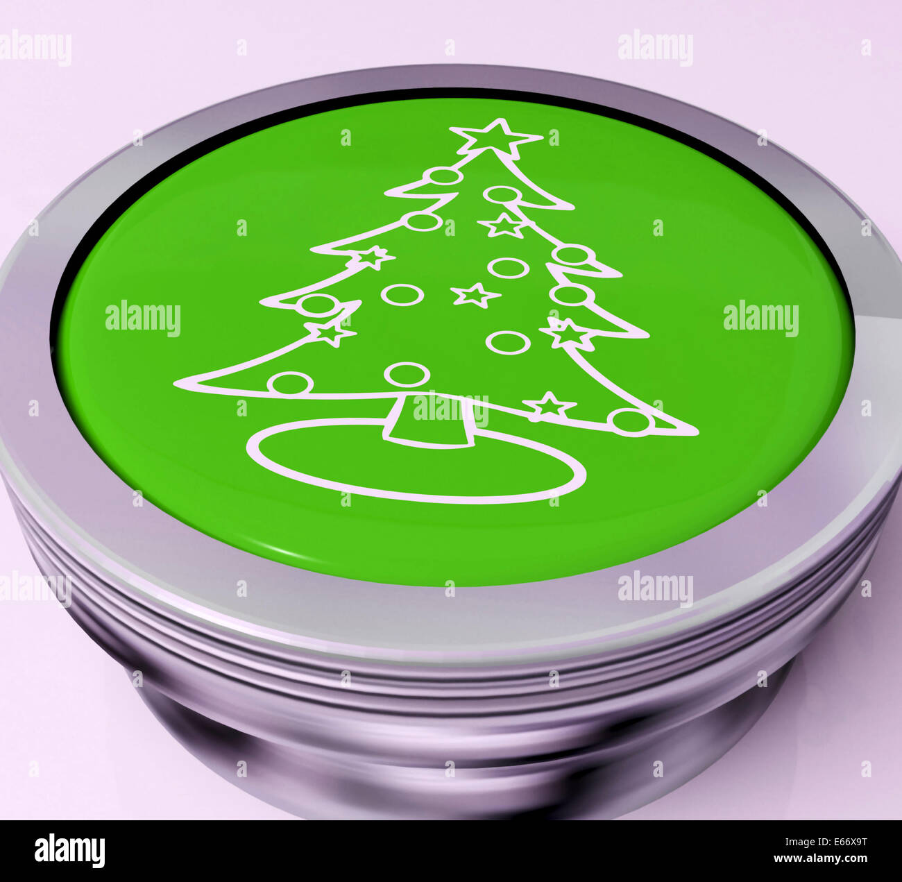 Xmas Tree Switch Meaning Happy Christmas Stock Photo - Alamy