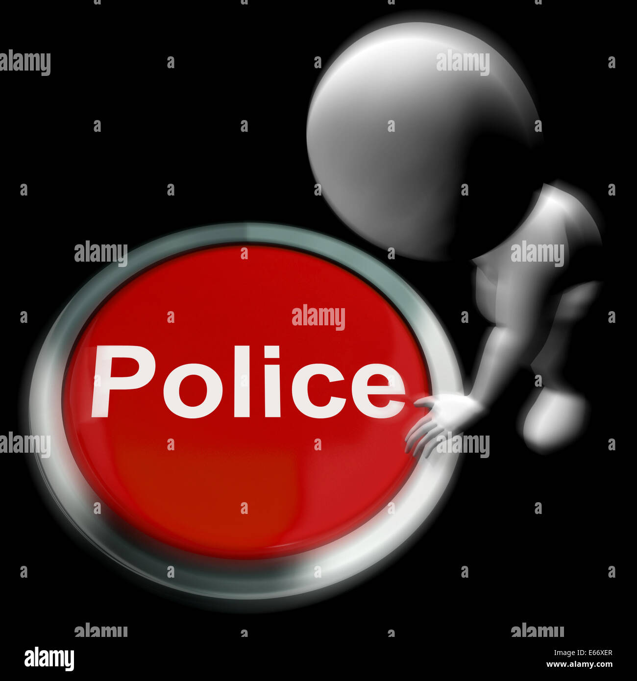 Police Pressed Showing Law Enforcement And Emergency Assistance Stock ...