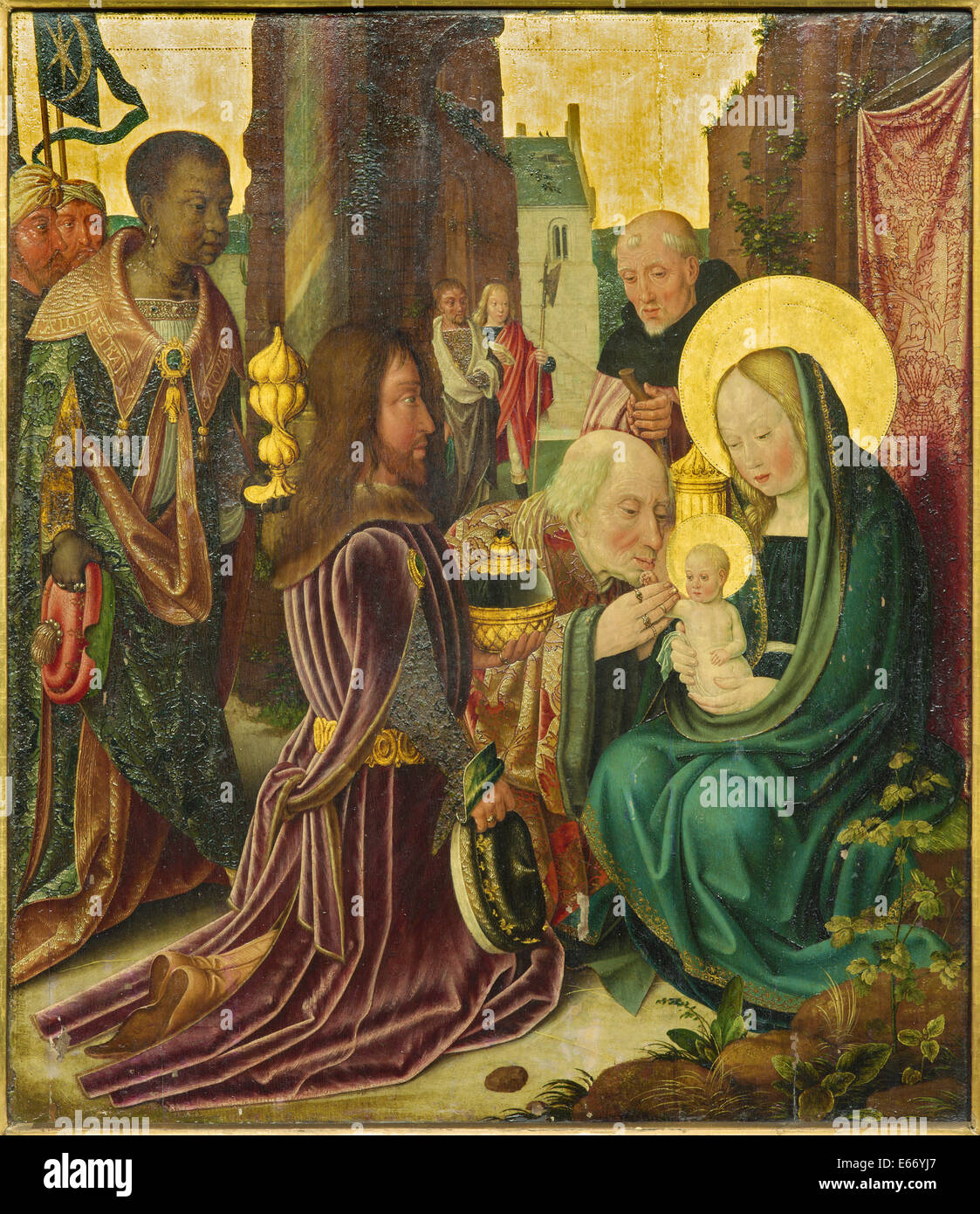 Adoration of the magi nativity unknown hi-res stock photography and ...