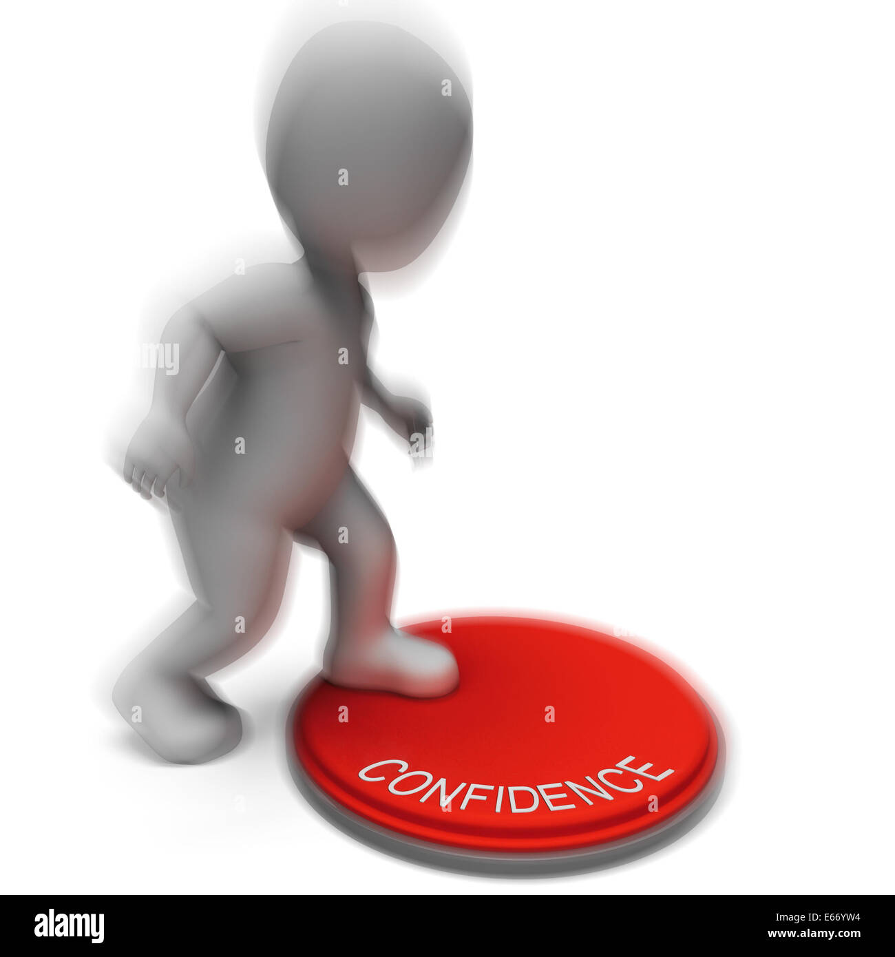 Confidence Pressed Showing Assurance Belief And Boldness Stock Photo ...