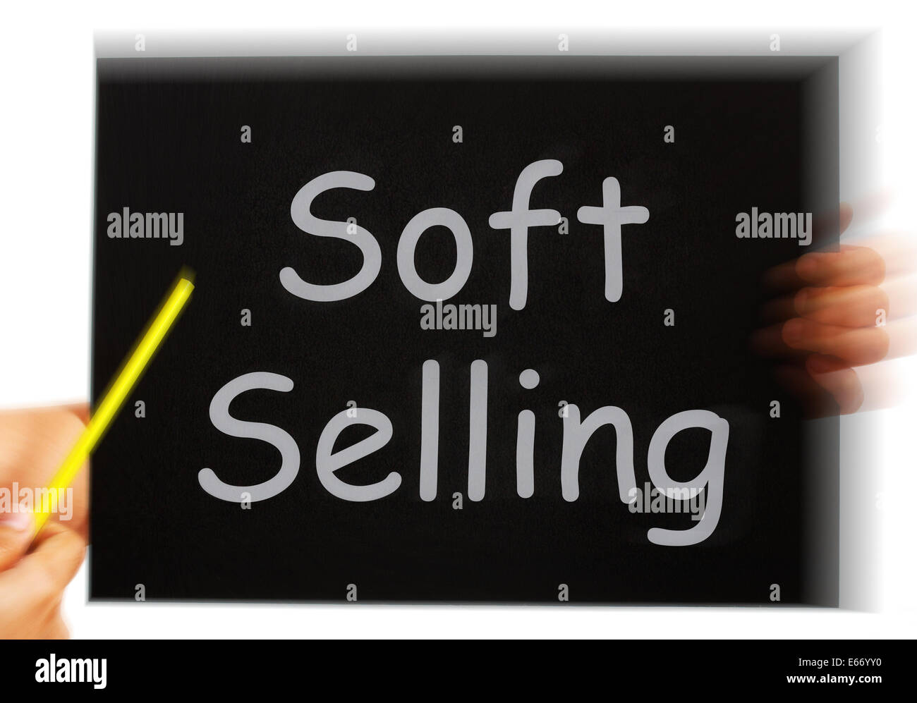 Soft Selling Message Meaning Casual Advertising Technique Stock Photo ...
