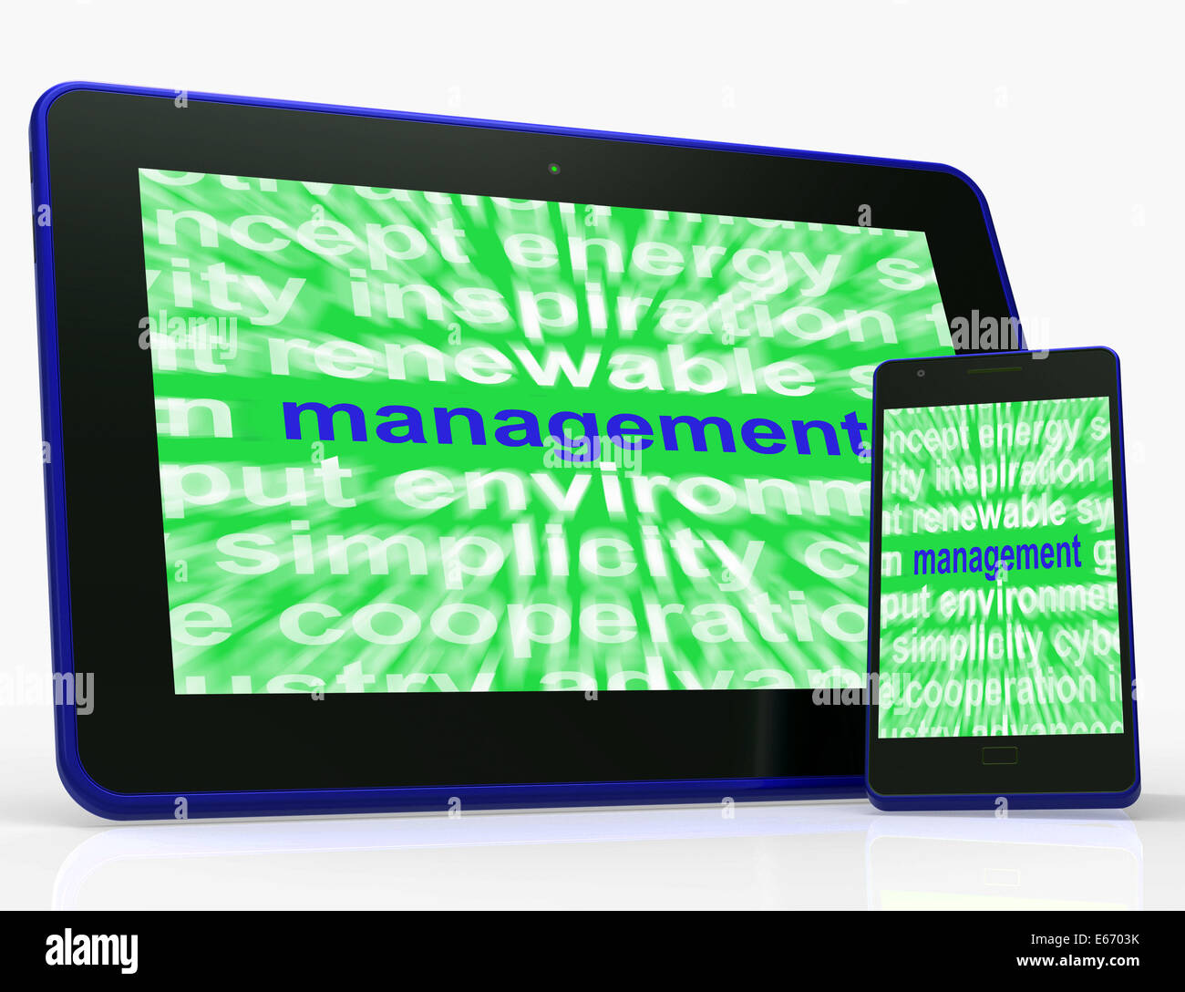 Management Tablet Showing Authority Administration And Governing Stock ...