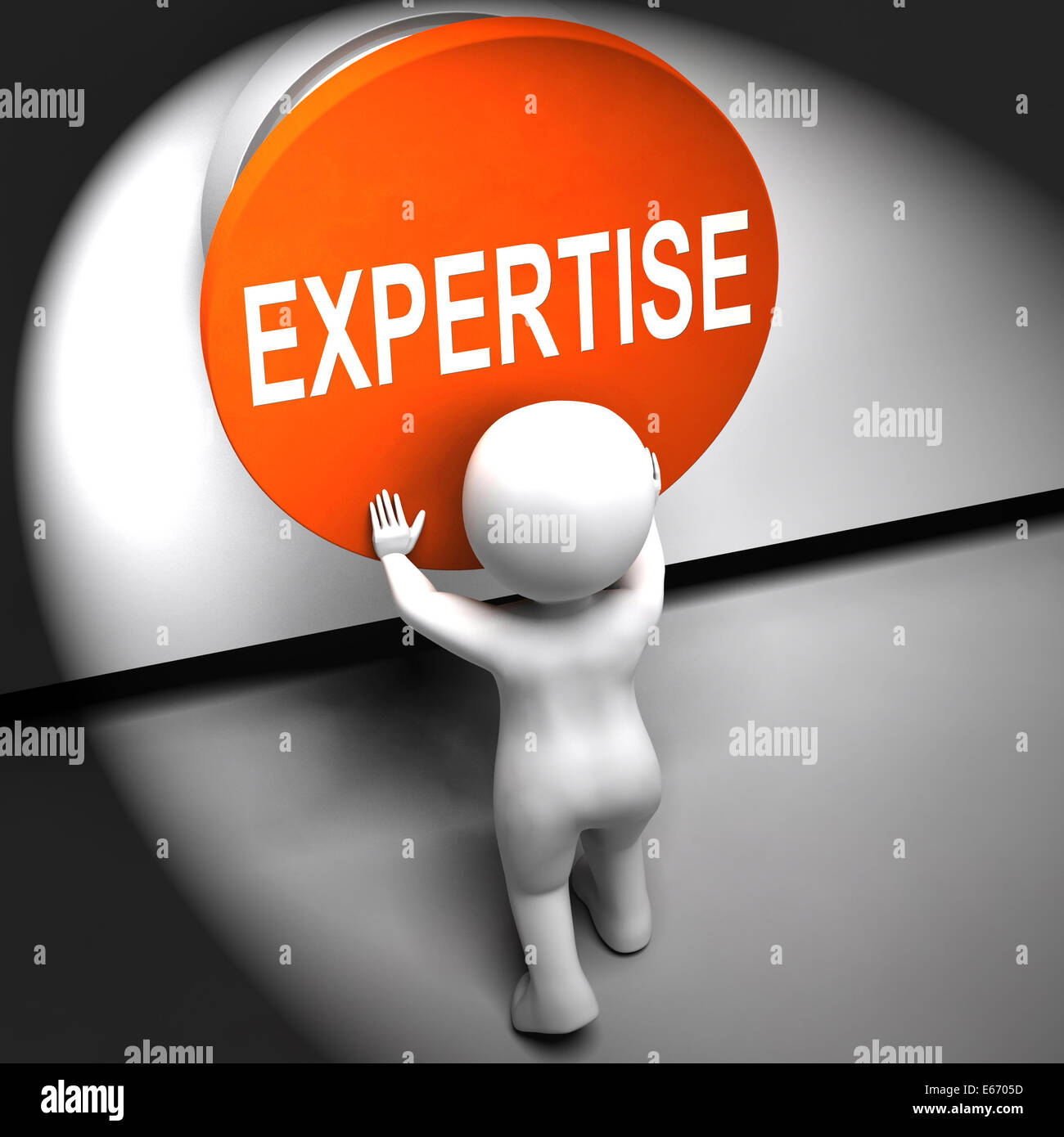 Expertise Pressed Meaning Skilled Specialist And Proficiency Stock ...