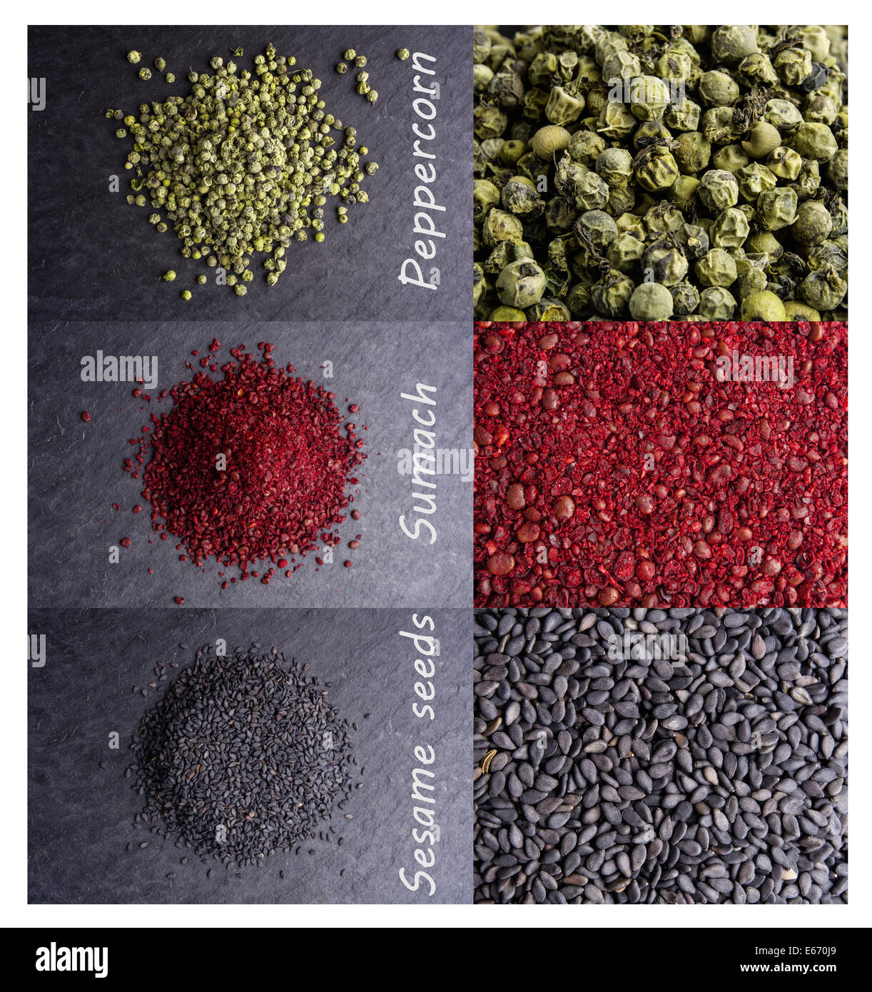 collection of different spices Stock Photo - Alamy