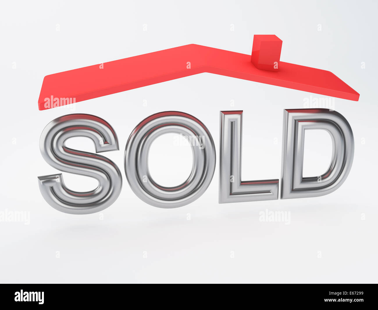 Symbol sold house hi-res stock photography and images - Alamy
