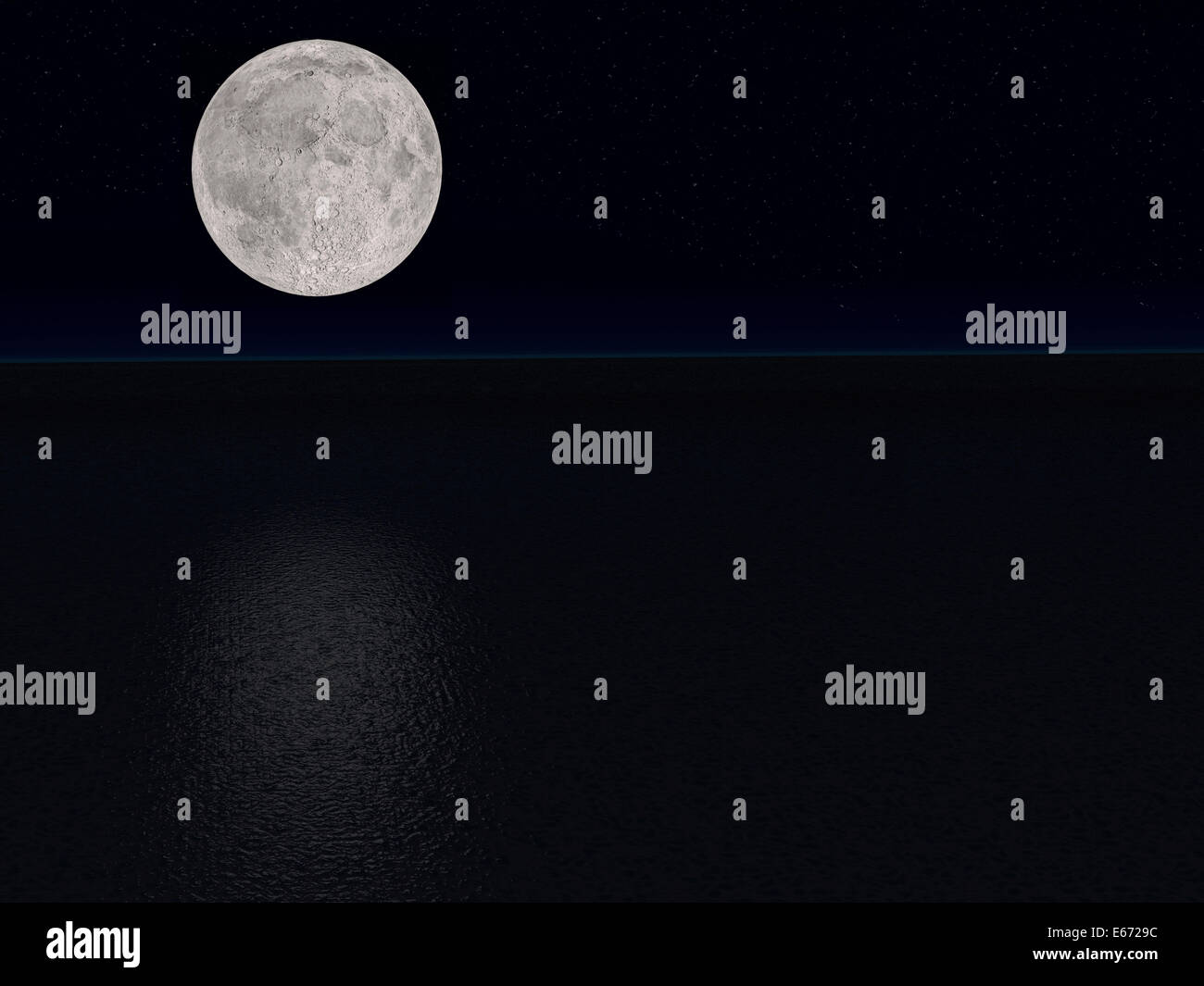 Surface moon 3d illustration hi-res stock photography and images - Alamy