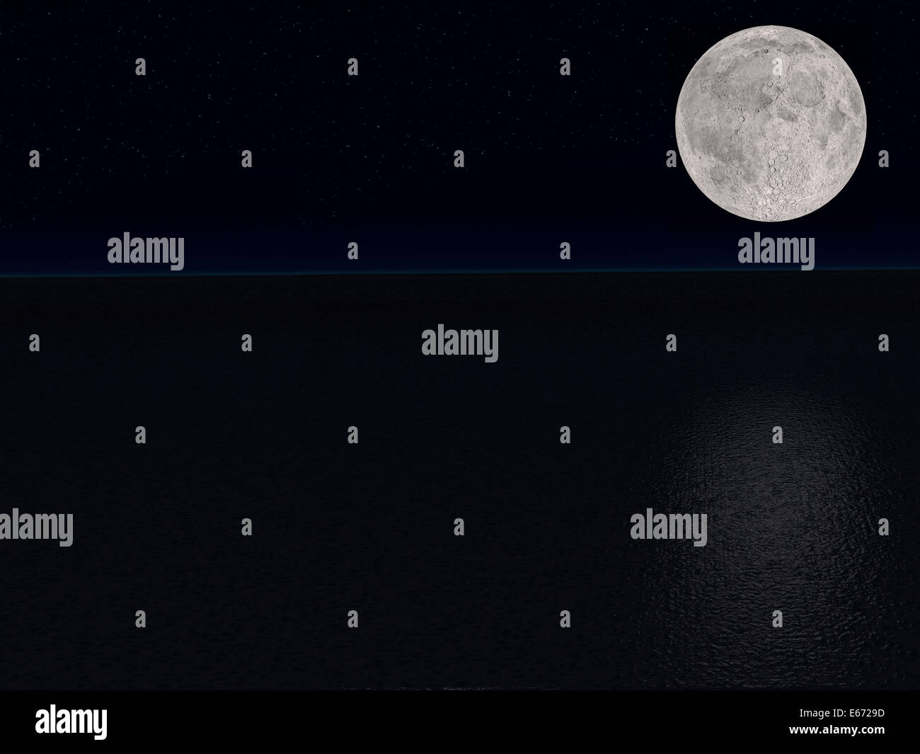 Surface moon 3d illustration hi-res stock photography and images - Alamy