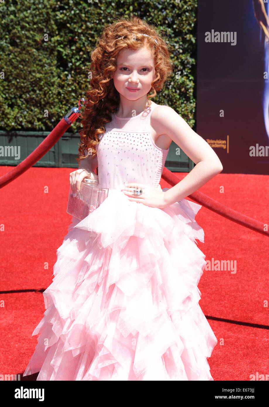 Los Angeles, California, USA. 16th Aug, 2014. Francesca Capaldi ...