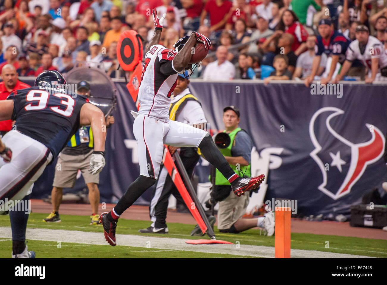 Houston, Texas, USA. 16th Aug, 2014. Atlanta Falcons wide receiver ...