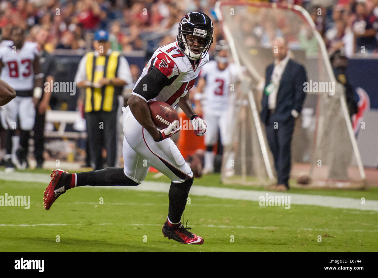 Houston, Texas, USA. 16th Aug, 2014. Atlanta Falcons wide receiver ...