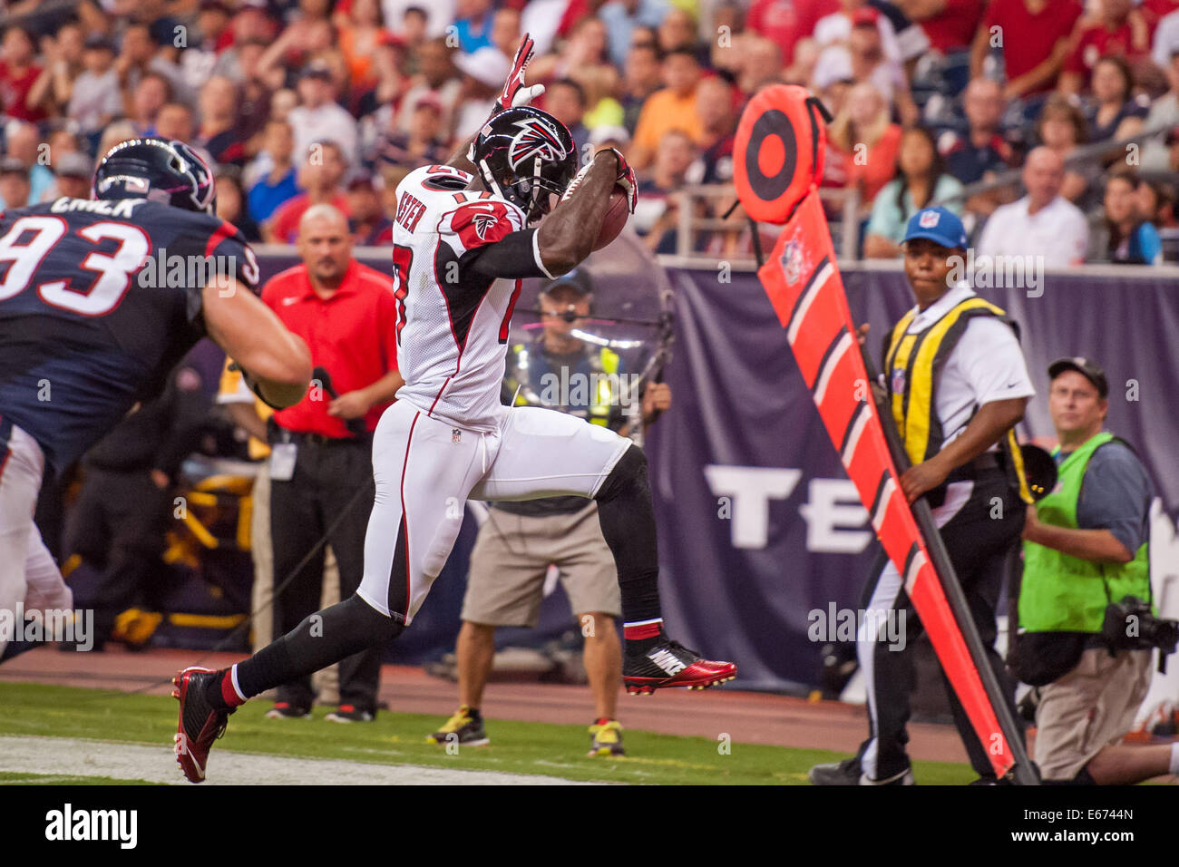 Houston, Texas, USA. 16th Aug, 2014. Atlanta Falcons wide receiver ...