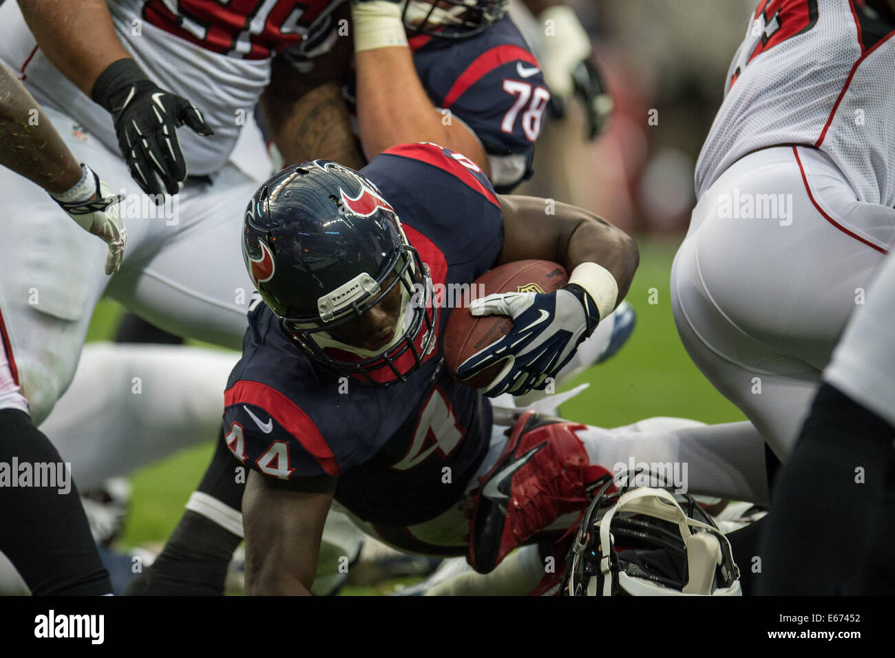 Houston, Texas, USA. 16th Aug, 2014. Houston Texans running back Alfred ...