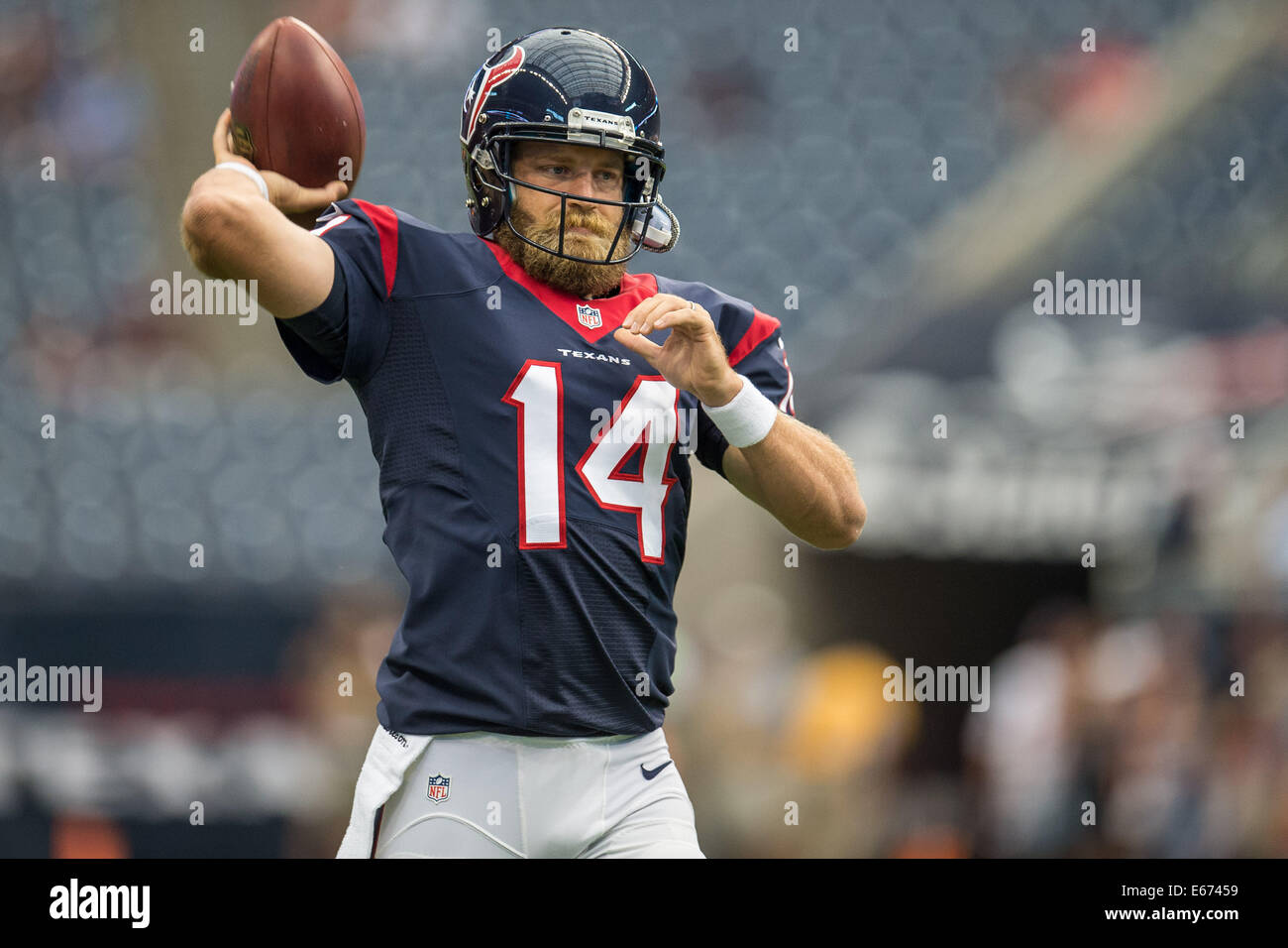 Houston, Texas, USA. 16th Aug, 2014. Houston Texans quarterback Ryan ...