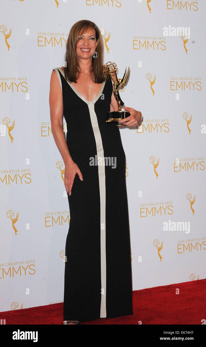 Los Angeles, CA, USA. 16th Aug, 2014. Allison Janney in the press room ...