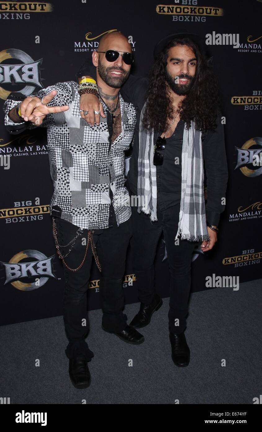 Las Vegas, NV, USA. 16th Aug, 2014. Adrian Patrick, Ryan Patrick at ...