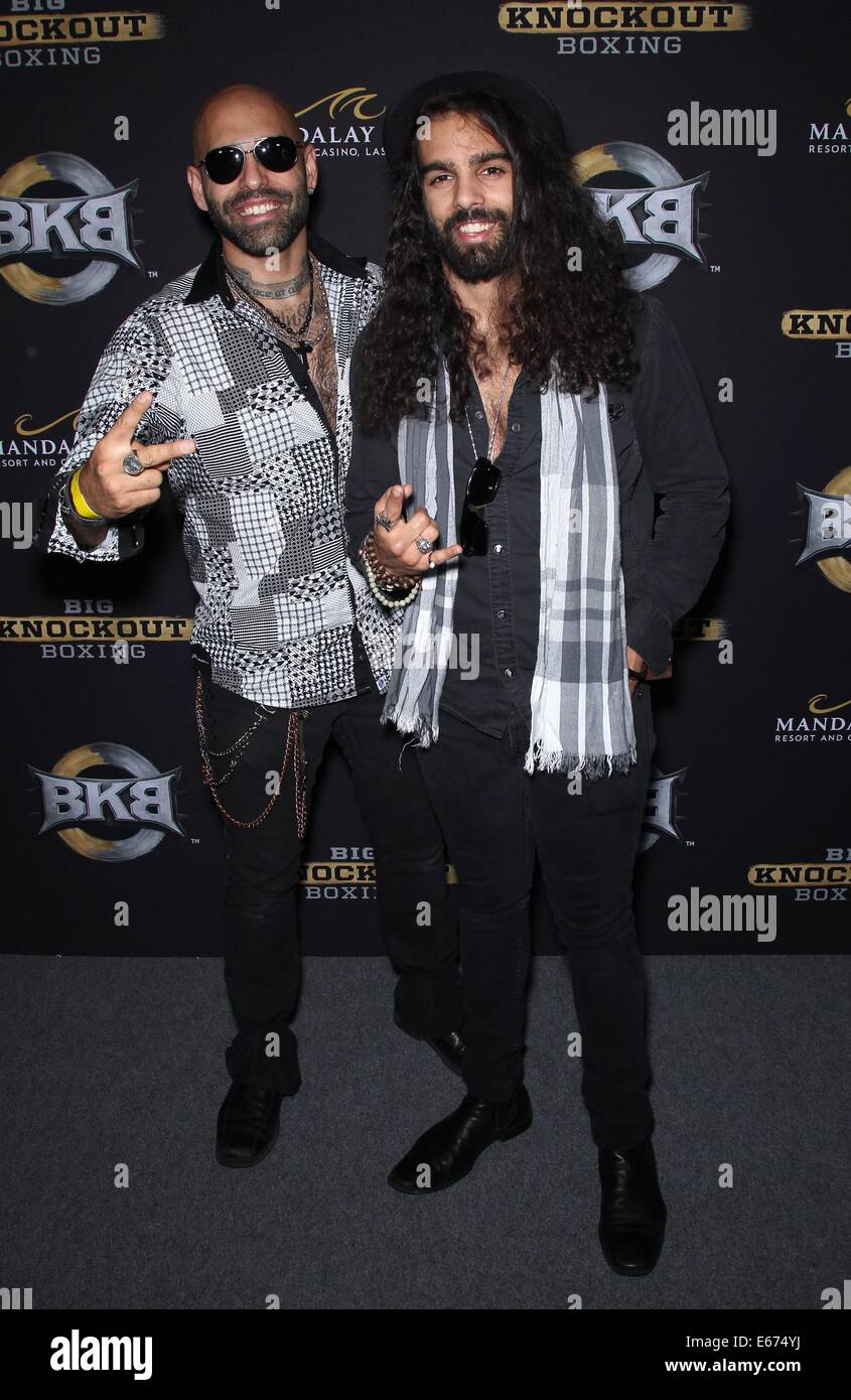 Las Vegas, NV, USA. 16th Aug, 2014. Adrian Patrick, Ryan Patrick at ...