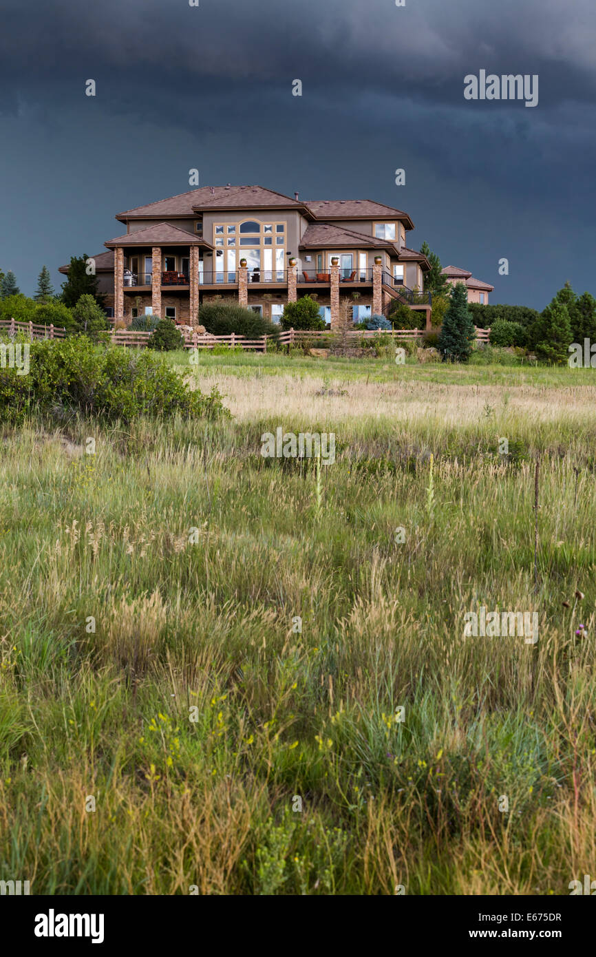 Typical American suburban community with model homes Stock Photo - Alamy