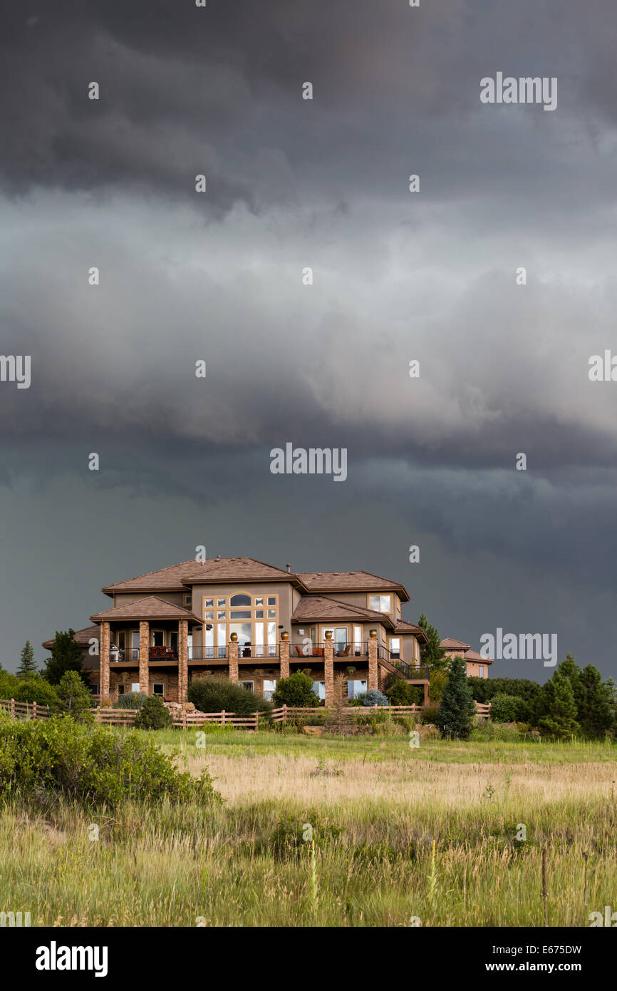 Typical American suburban community with model homes Stock Photo - Alamy