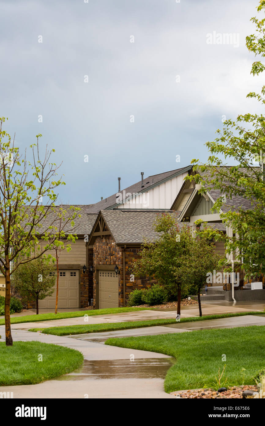 Typical american suburban community model hi-res stock photography and ...