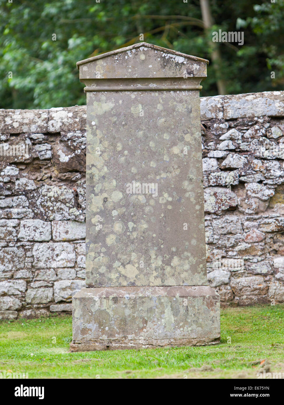 Very old gravestone in the cemetery, Scotland Stock Photo - Alamy
