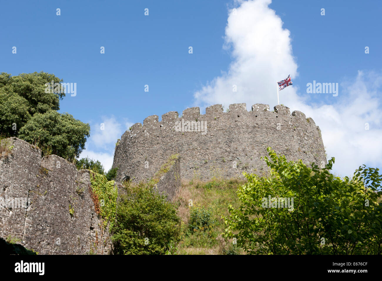 The House and fine gardens in the grounds of Trematon Castle, nr ...